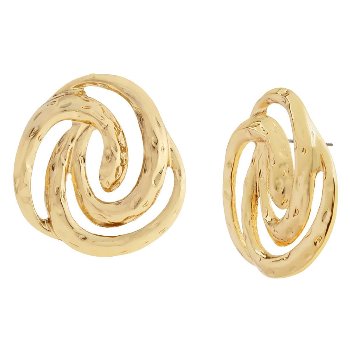 Click here for Steve Madden Vintage Gold Spiral Post Earrings prices