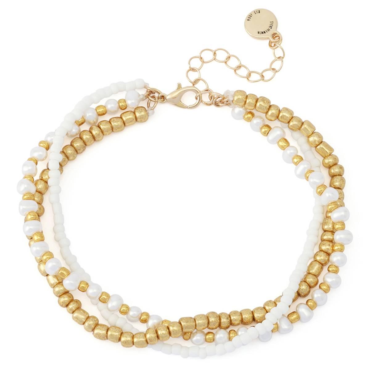 Click here for Steve Madden Vintage Beaded Layered Anklet prices