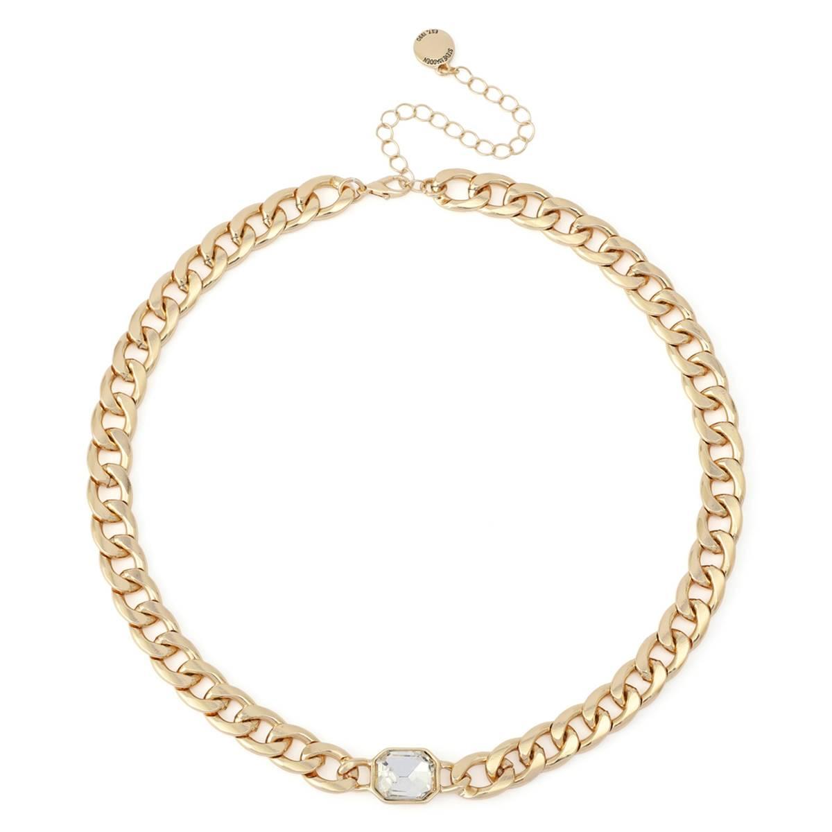 Click here for Steve Madden Gold Stone Collar Necklace prices