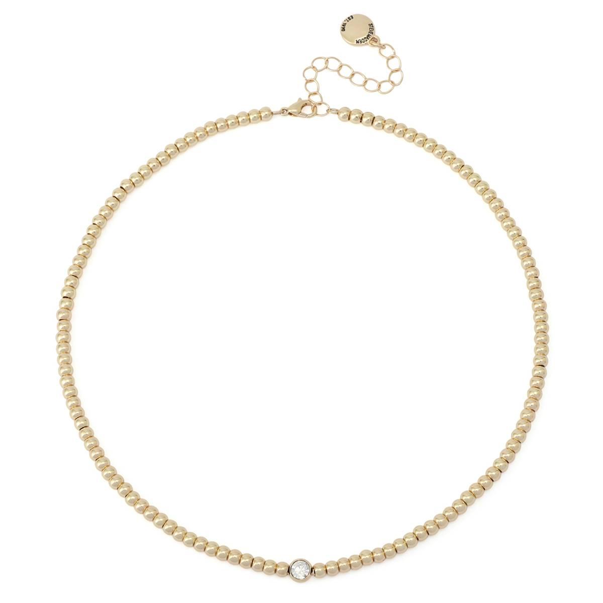 Click here for Steve Madden Beaded Stone Choker Necklace prices