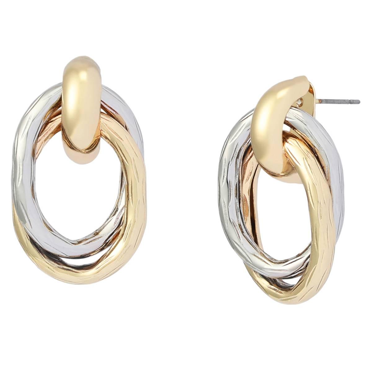 Click here for Steve Madden Vintage Ring Doorknocker Earrings prices