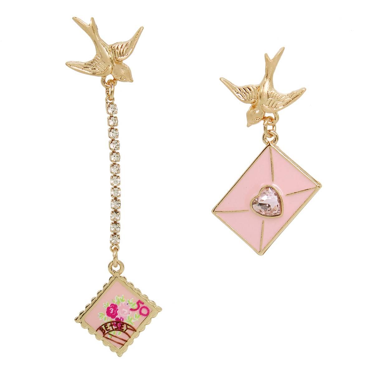 Click here for Betsey Johnson Sweetheart Dove Letter Mismatch Dan... prices