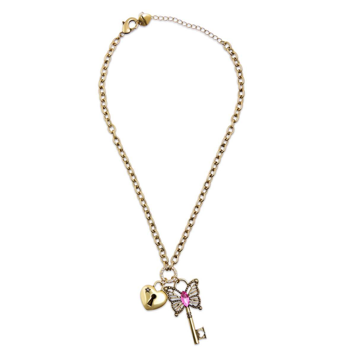 Click here for Betsey Johnson Boho Butterfly Key Charm Pendant Ne... prices
