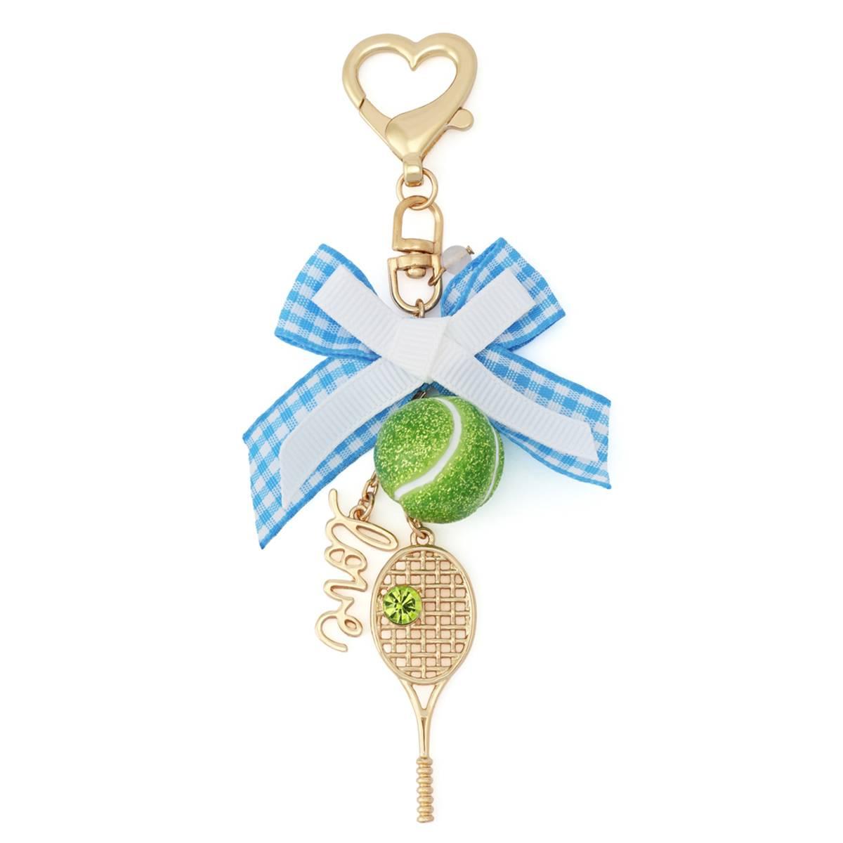 Click here for Betsey Johnson Gingham Bow Tennis Heart Accessory... prices