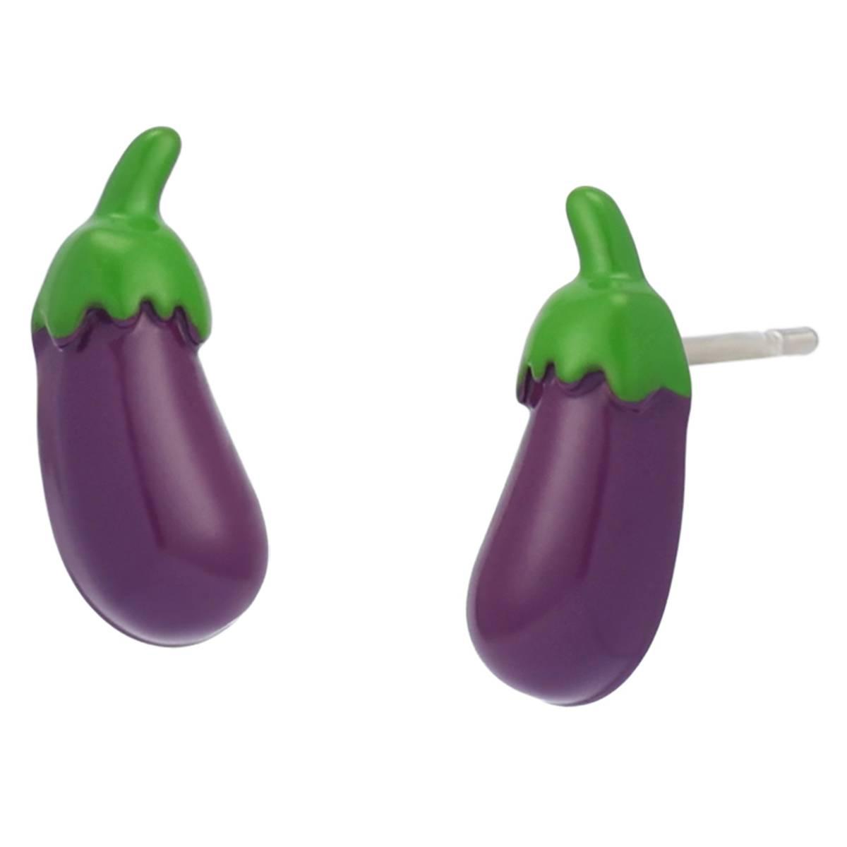 Click here for Betsey Johnson Hothouse Bloom Eggplant Stud Earrin... prices