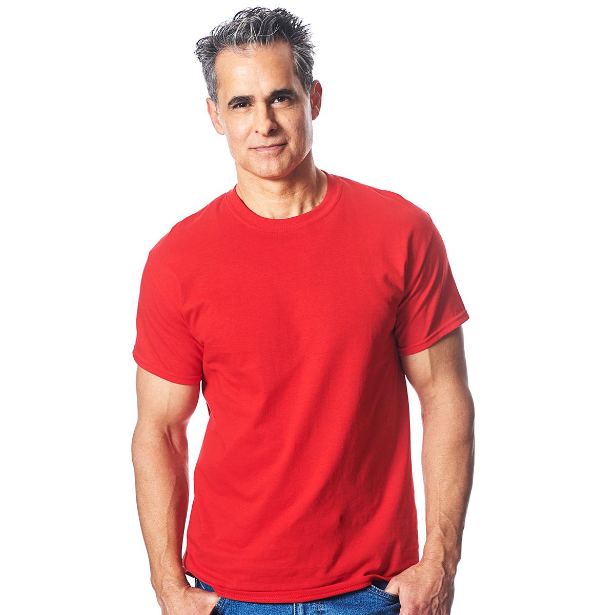 Click here for Mens Gildan(R) Ultra Blend(tm) Cotton No Pocket Te... prices