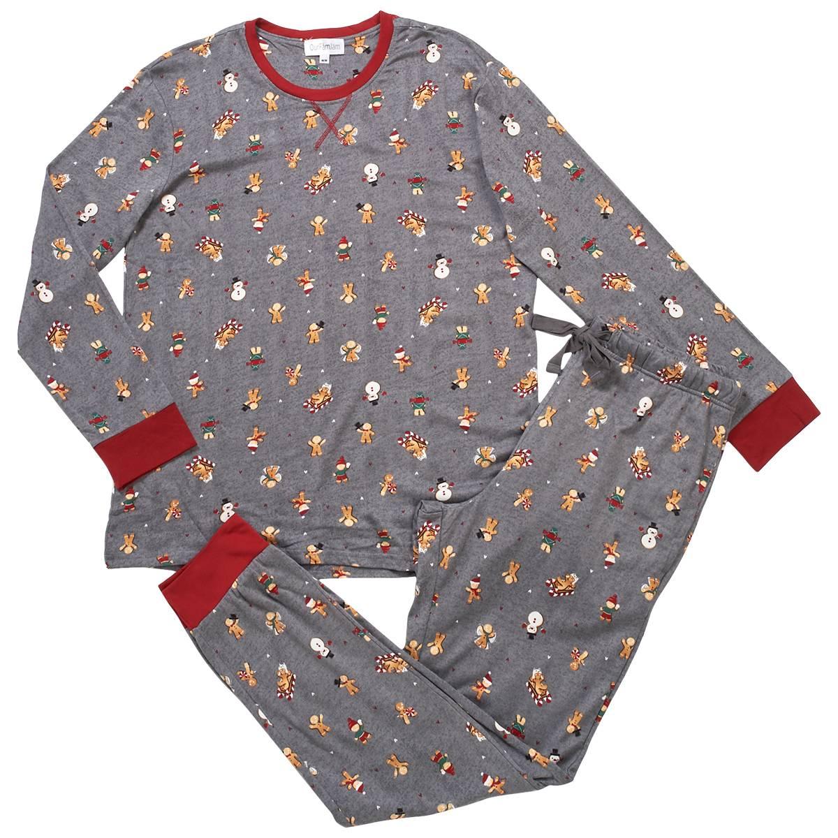Click here for Mens OurFamJam Long Sleeve Gingerbread Jogger Paja... prices
