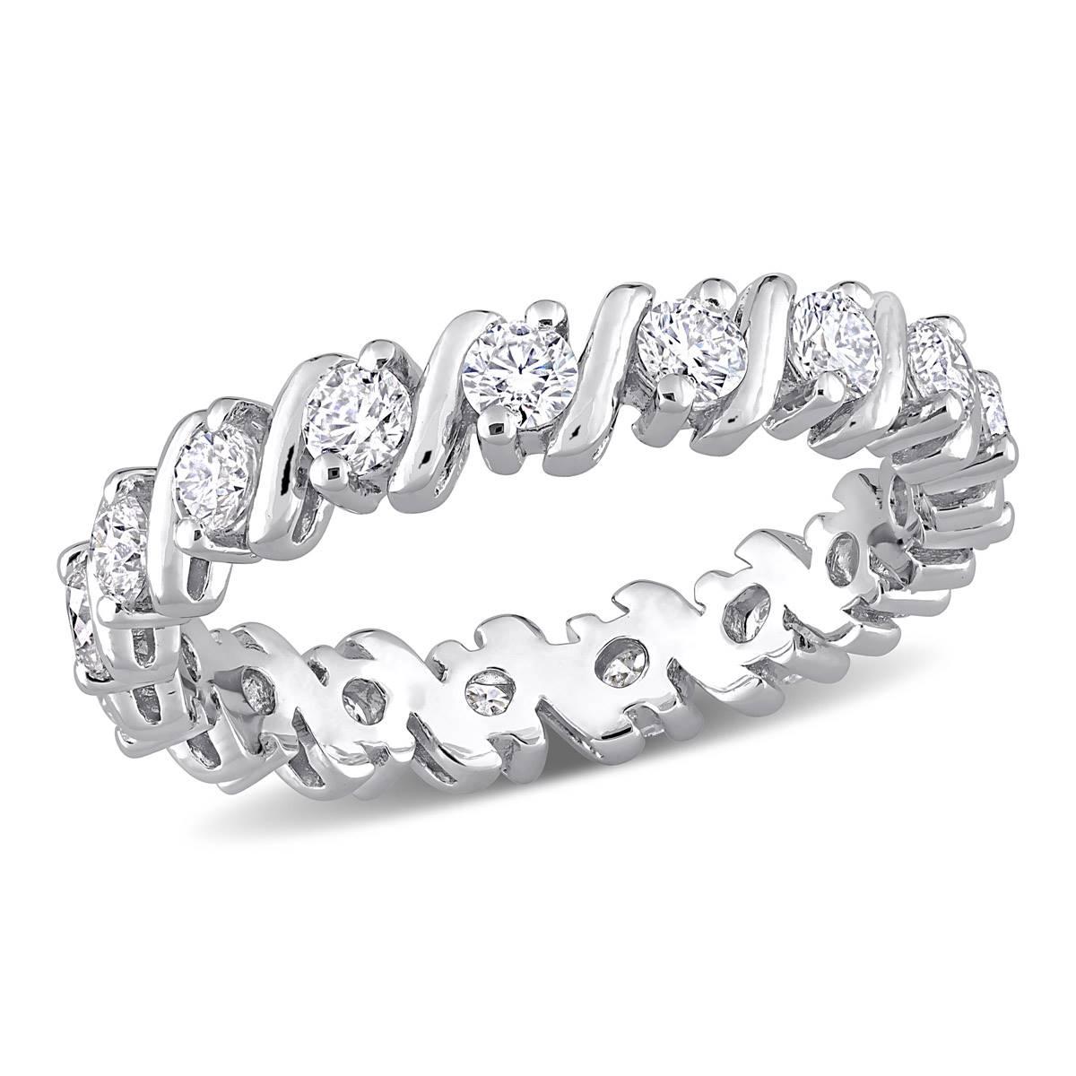 Click here for Gemstone Classics(tm) 1kt. Dew Moissanite Eternity... prices
