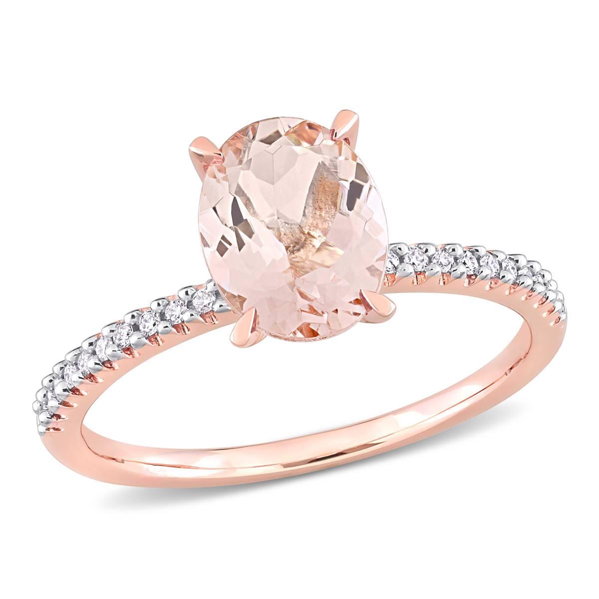 Click here for Gemstone Classics(tm) 10kt. Rose Gold Diamond Fash... prices