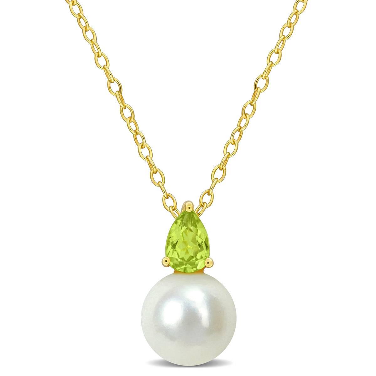 Click here for Gemstone Classics(tm) Freshwater Pearl & Peridot P... prices