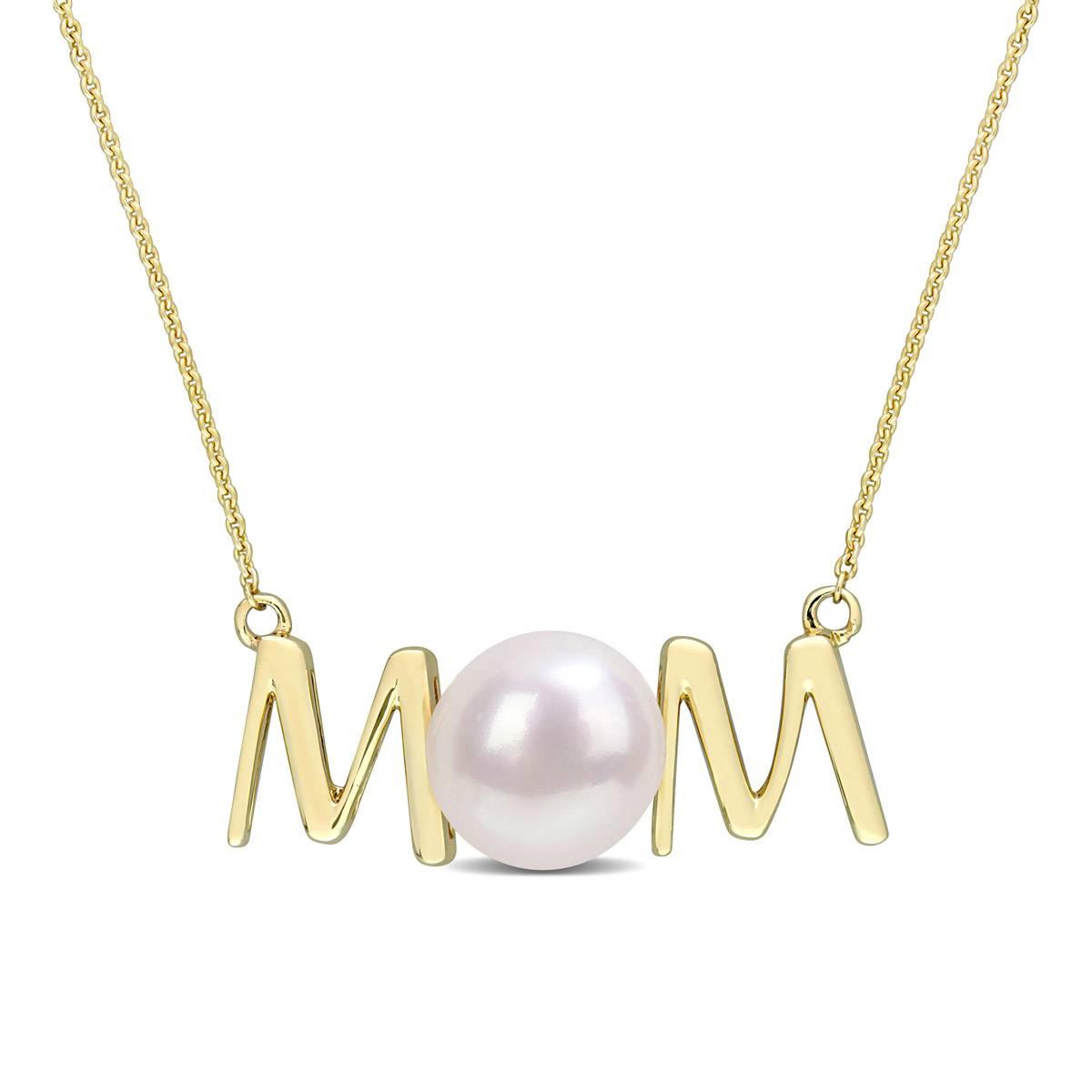 Click here for Sophia B 10kt. Gold Freshwater Cultured Pearl Mom... prices