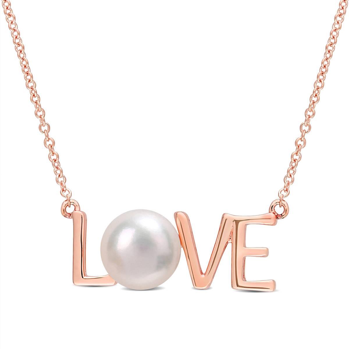 Click here for Sophia B 10kt. Rose Gold Freshwater Cultured Pearl... prices