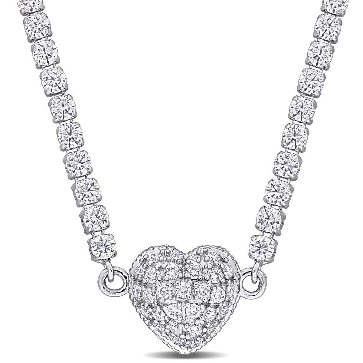 Click here for Sophia B 12 1/4ctw. Created Moissanite Collar Neck... prices
