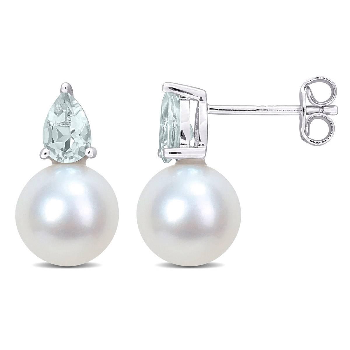 Click here for Gemstone Classics(tm) Freshwater Pearl & Aquamarin... prices