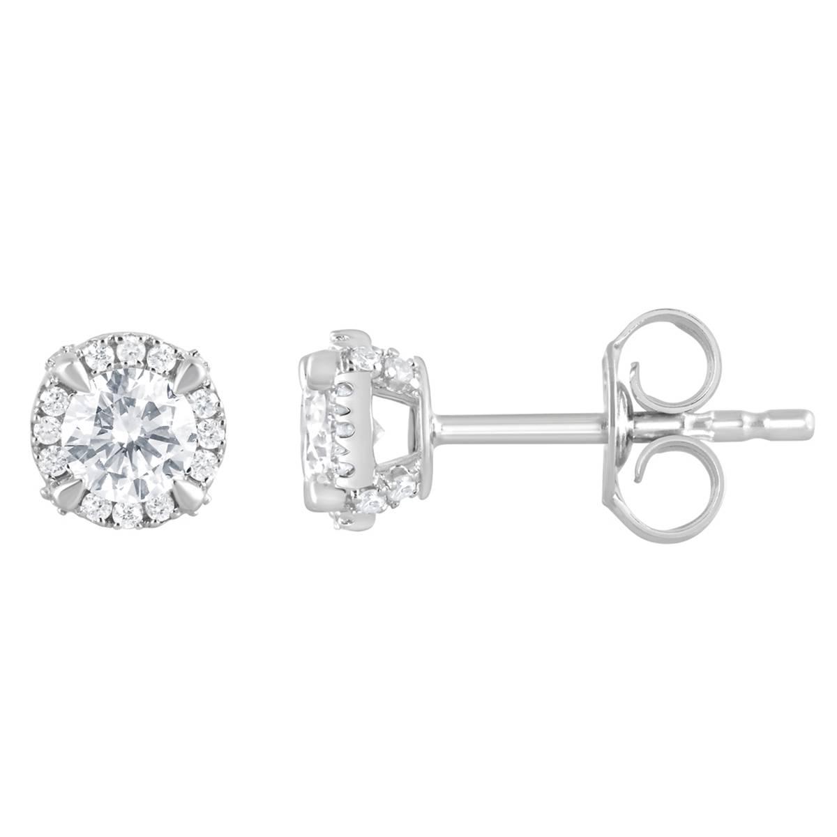 Click here for Nova Star(R) Sterling Silver 1/2ctw. Lab Grown Dia... prices