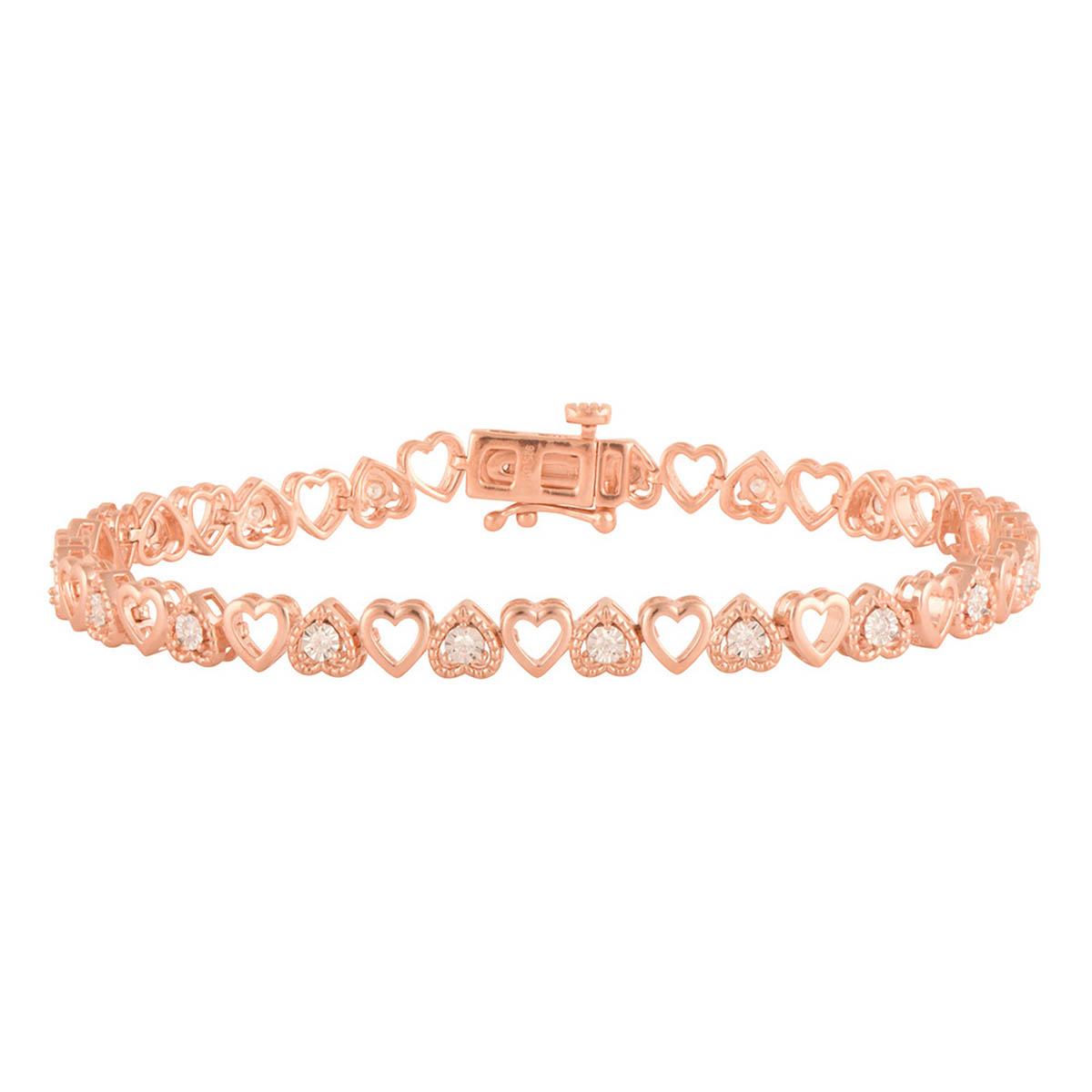 Click here for Nova Star(R) 1/4ctw. Lab-Grown Diamond Heart Brace... prices
