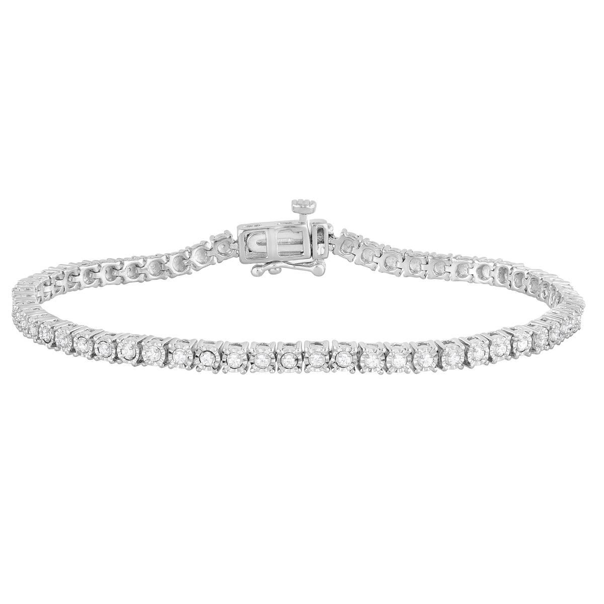 Click here for Nova Star(R) Sterling Silver 1/4ctw. Lab Grown Dia... prices