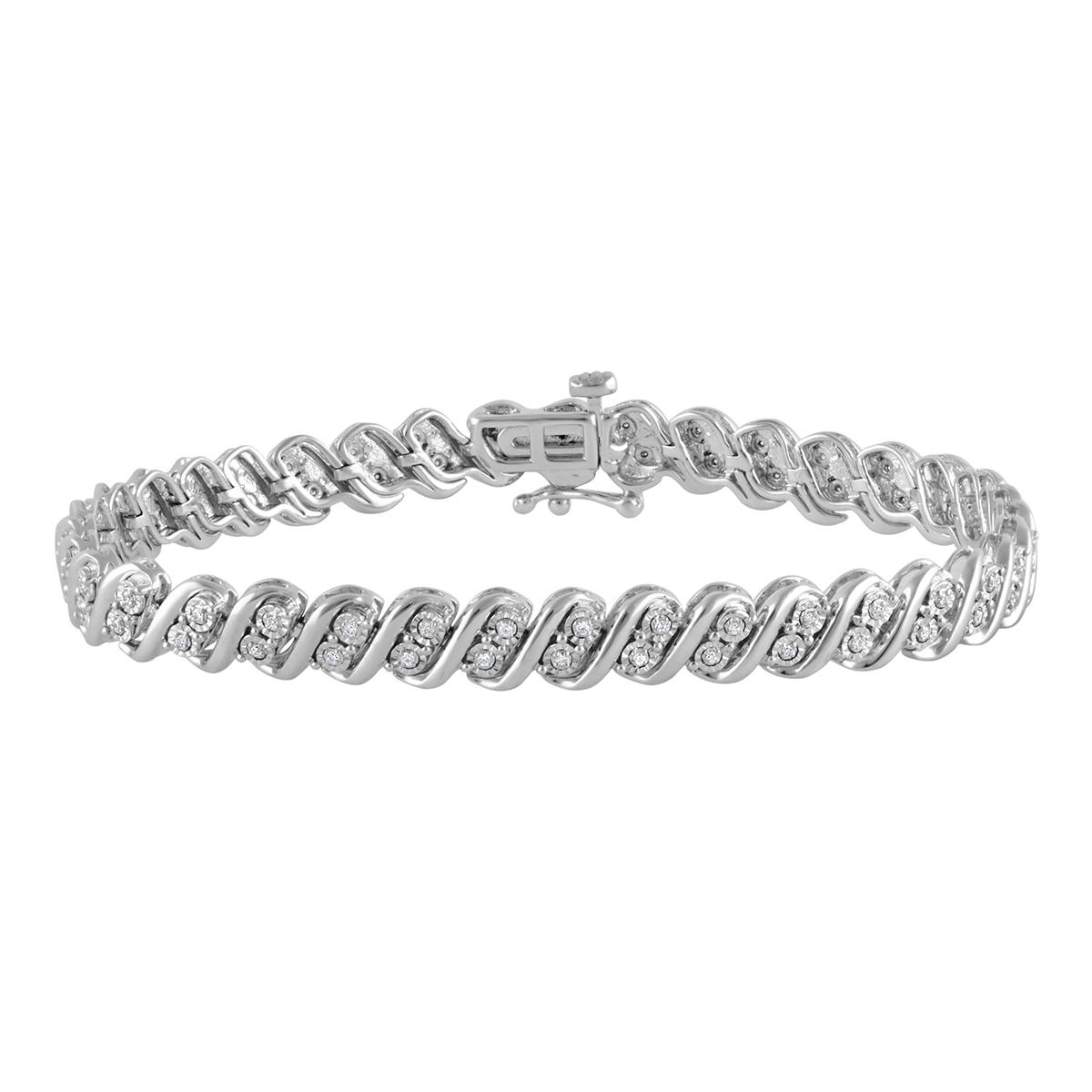 Click here for Diamond Classics(tm) 1/4ctw. Diamond Sterling Silv... prices