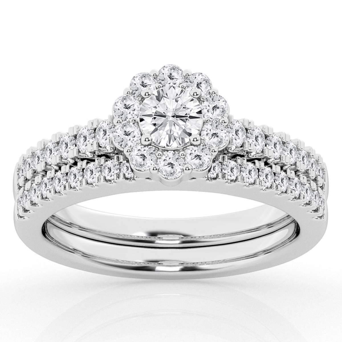 Click here for Nova Star(R)  1ctw. Lab Grown Diamond Round Bridal... prices