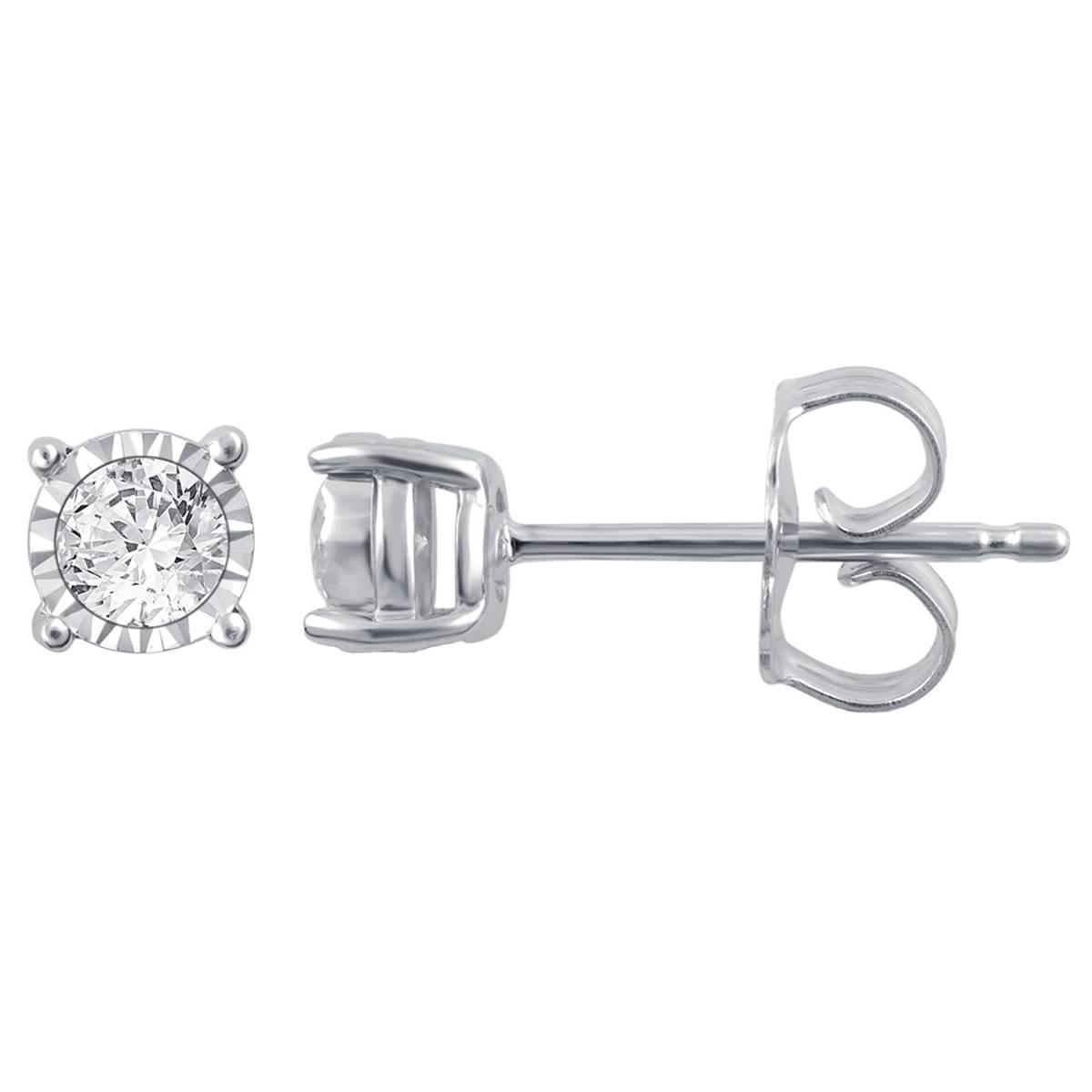 Click here for Nova Star(R) Sterling Silver Lab Grown Diamond Stu... prices