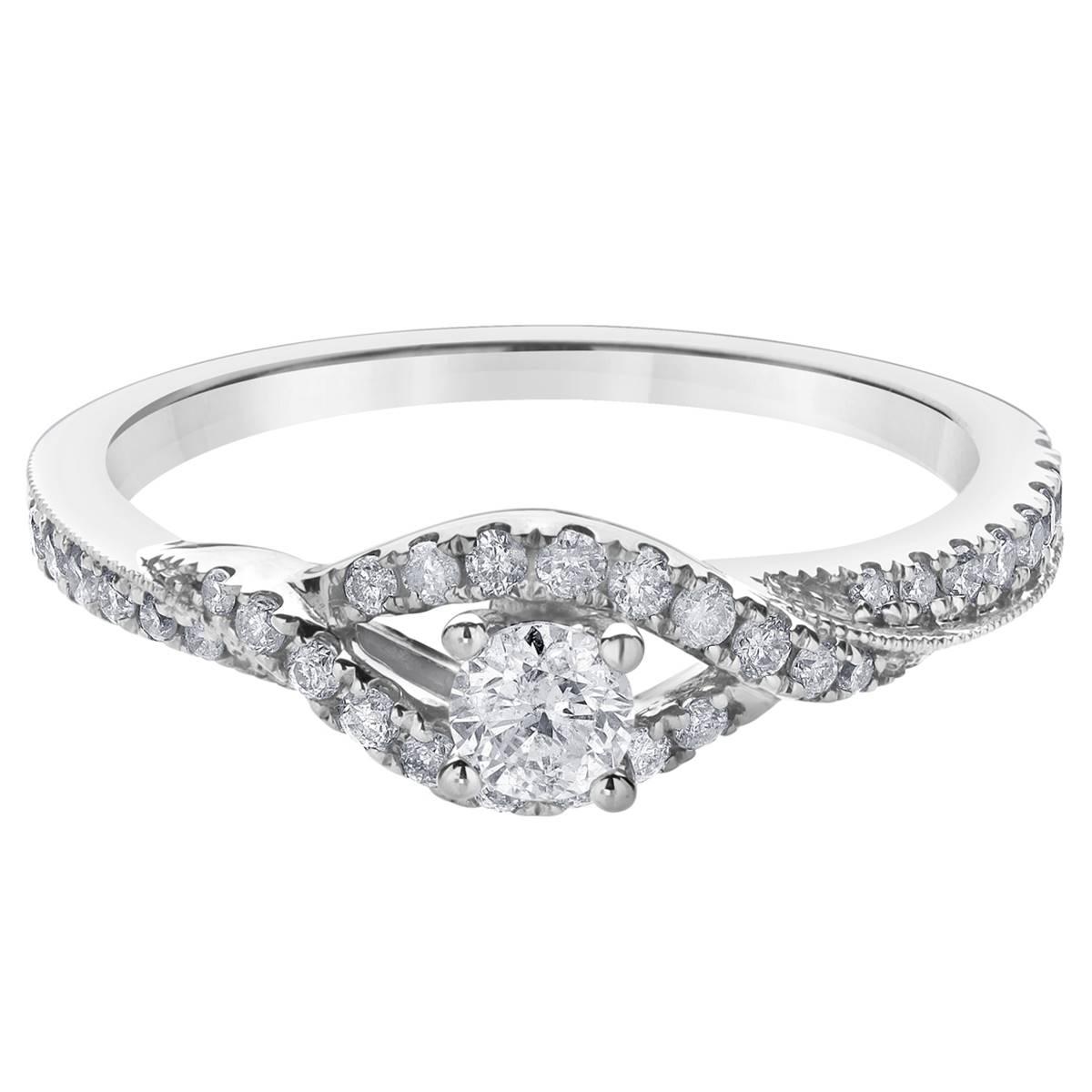 Click here for Diamond Classics(tm) 10kt. White Gold 3/8ctw.Engag... prices