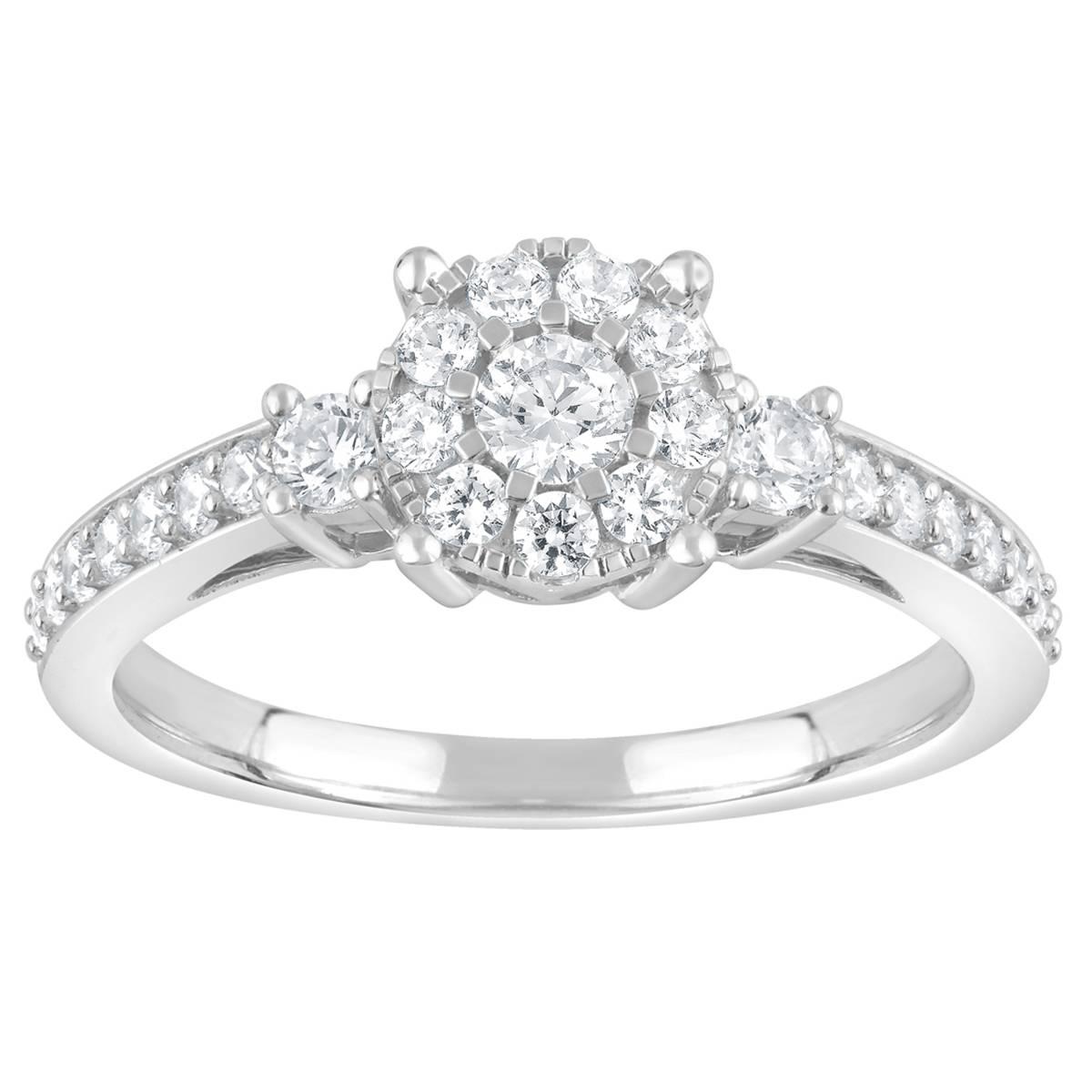 Click here for Endless Affection(tm) 14kt. White Gold Diamond Bri... prices