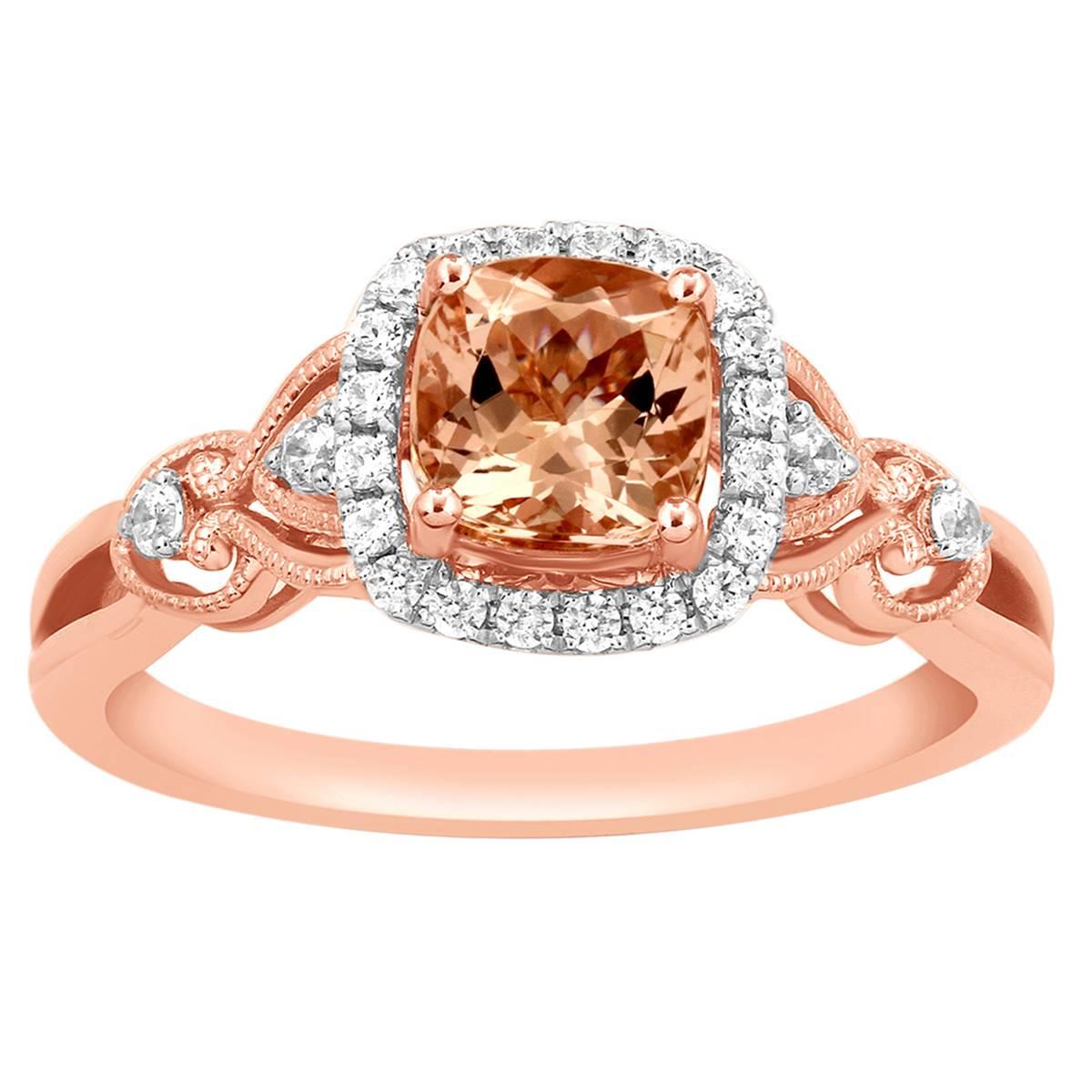 Click here for Endless Affection(tm) Rose Gold 1/4ctw. Diamond Ri... prices