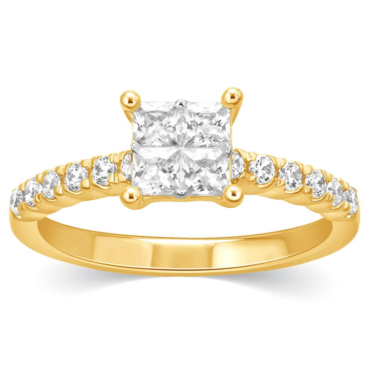 Click here for Endless Affection(tm) 14kt. Yellow Gold Diamond Br... prices
