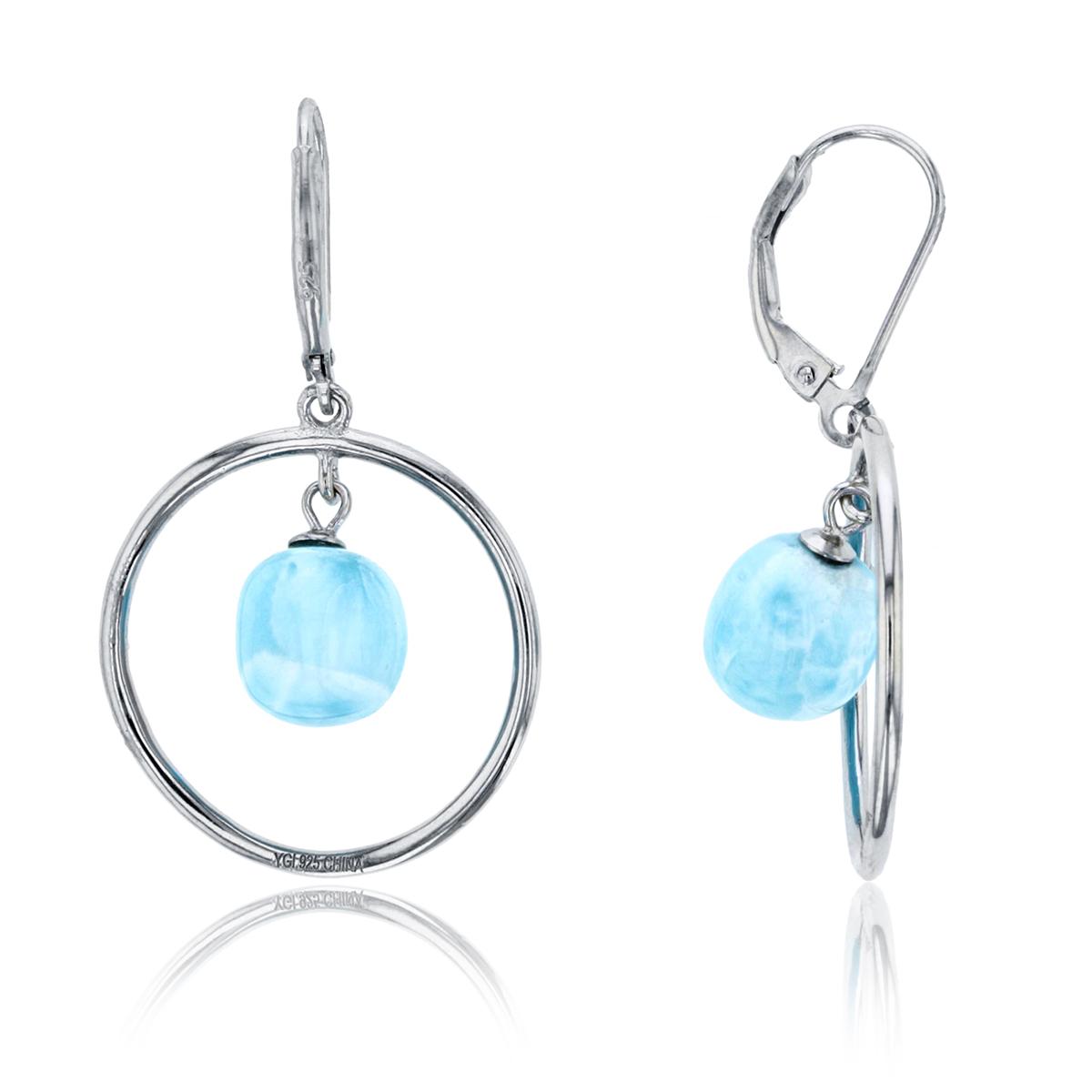 Click here for Gemstone Classics(tm) Silver & Larimar Ball Dangle... prices