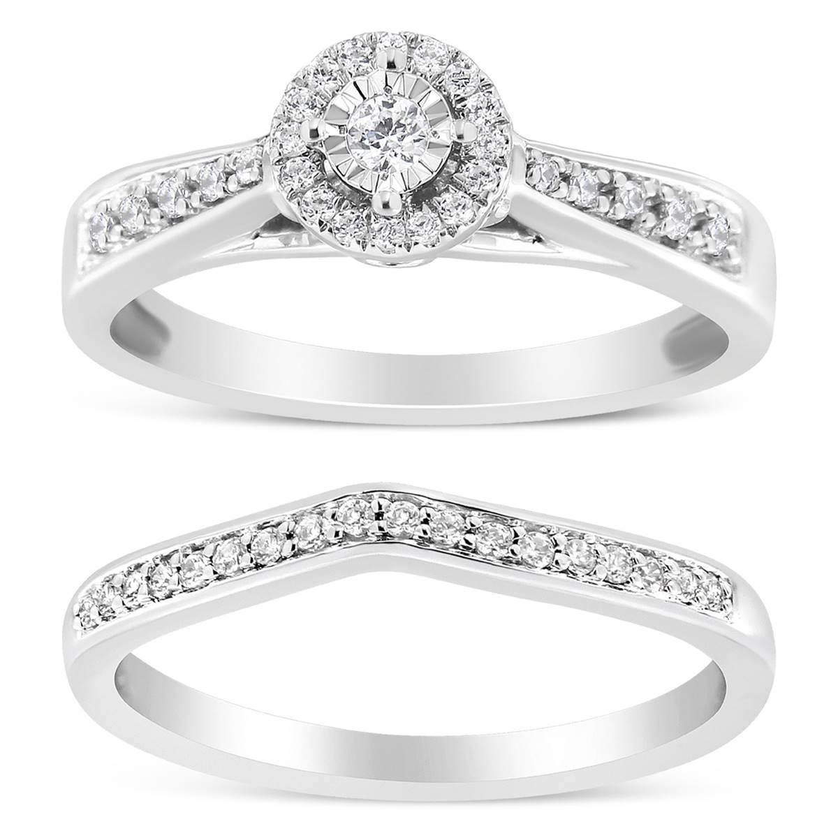 Click here for Haus of Brilliance Sterling Silver 1/3ctw. Diamond... prices