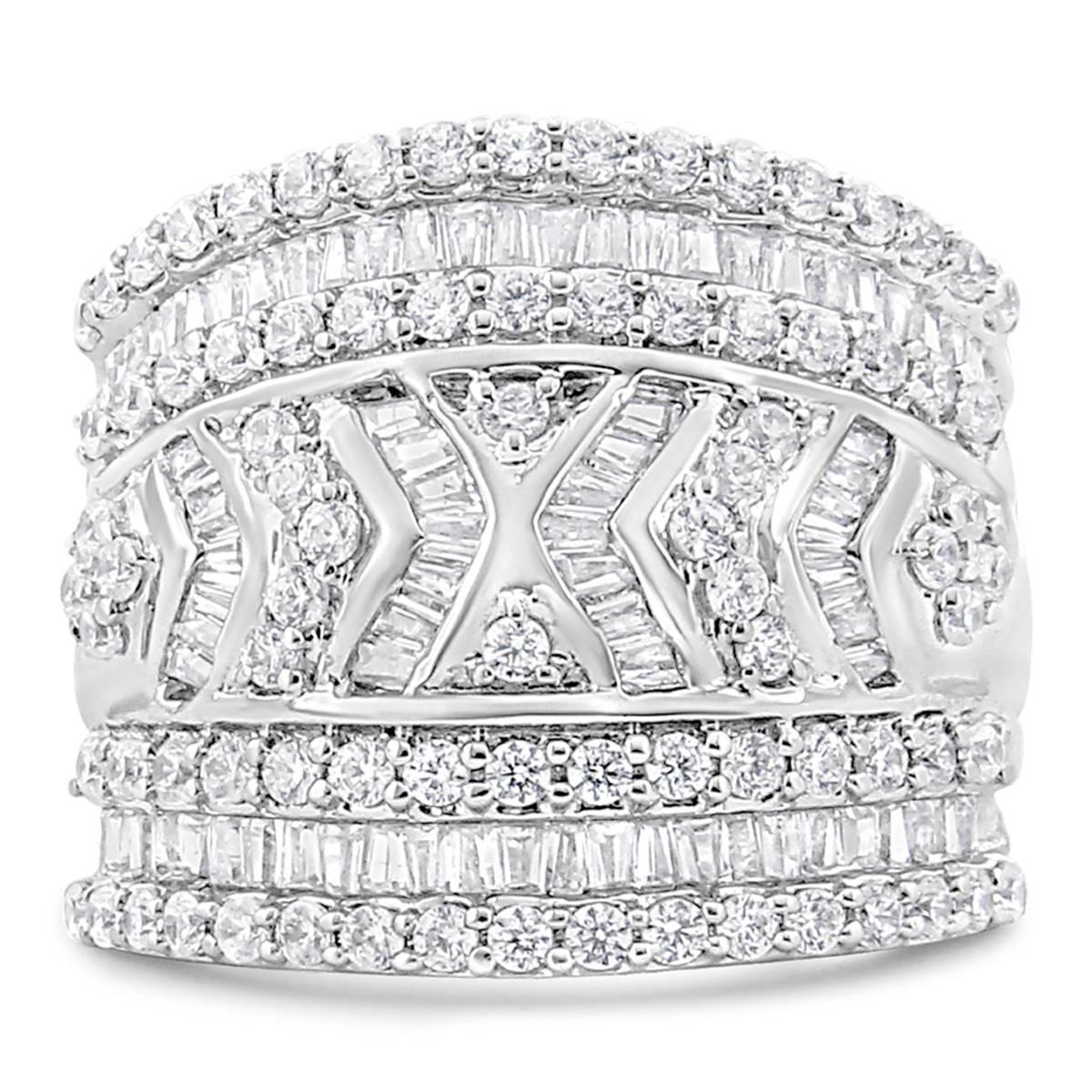 Click here for Haus of Brilliance Sterling Silver 2ctw. Diamond S... prices