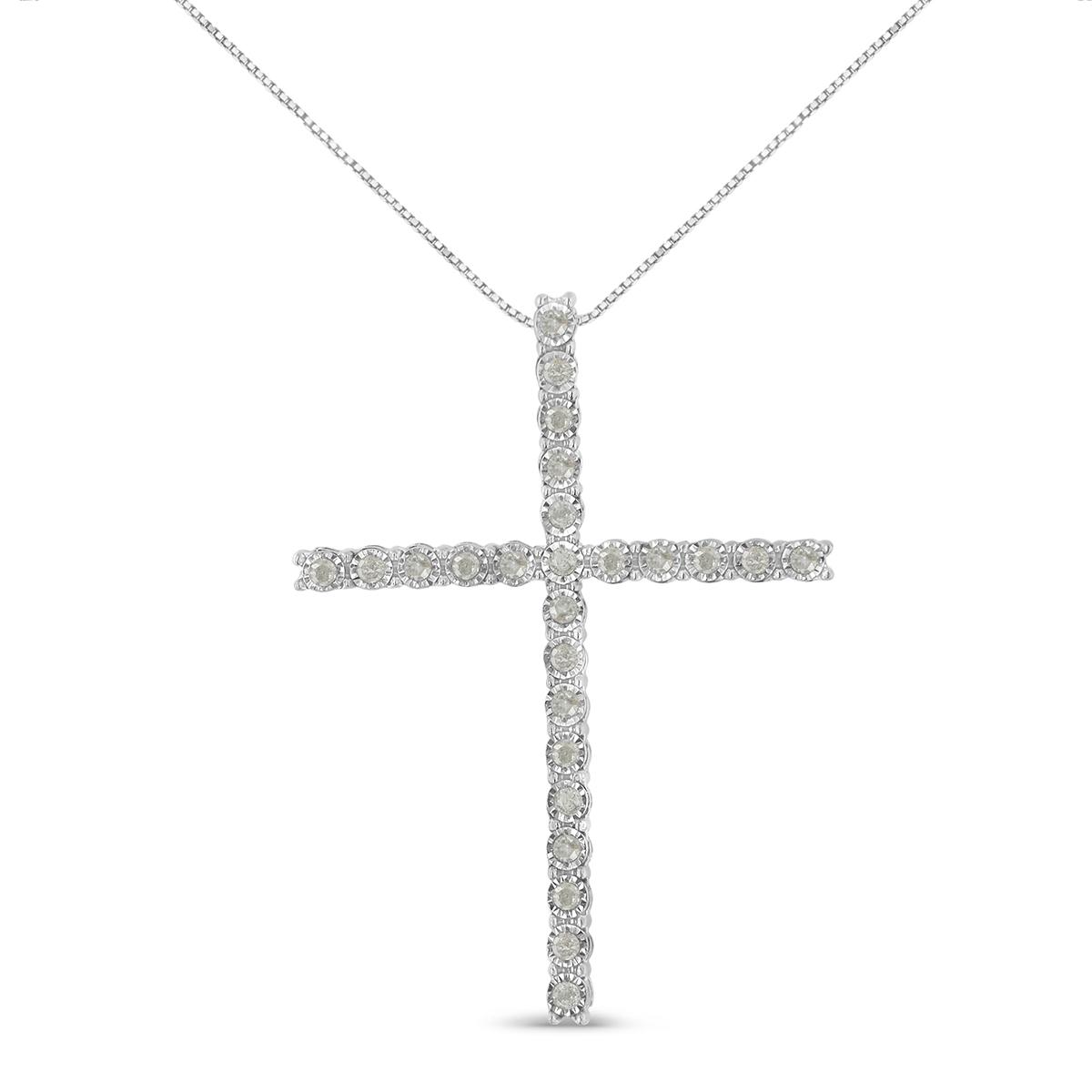 Click here for Diamond Classics(tm) 1/2ctw. Diamond Cross Pendant prices
