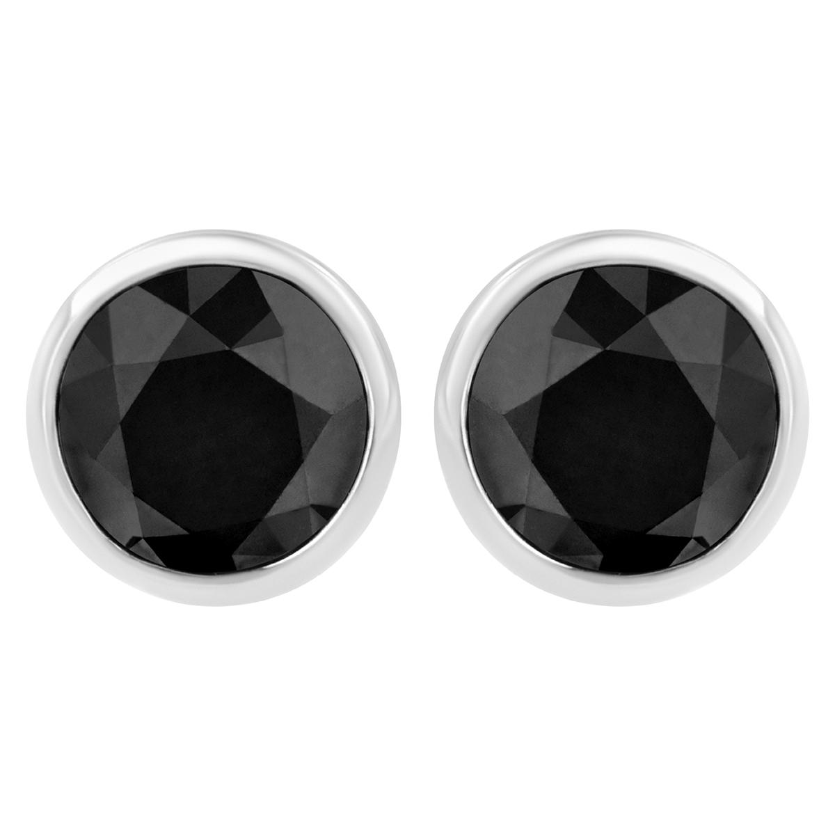 Click here for Radiant Rainbow(tm) 14kt. White Gold 2ctw. Black E... prices