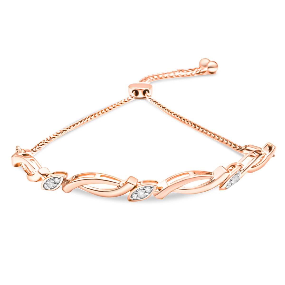 Click here for Haus of Brilliance 14kt. Rose Gold Plated Diamond... prices