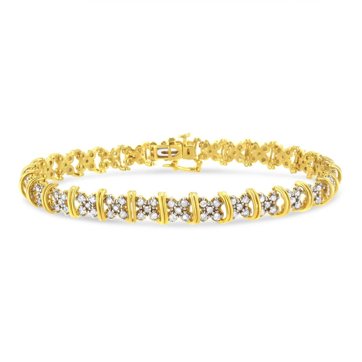 Click here for Haus of Brilliance 2.0ctw. Diamond Link Bracelet prices