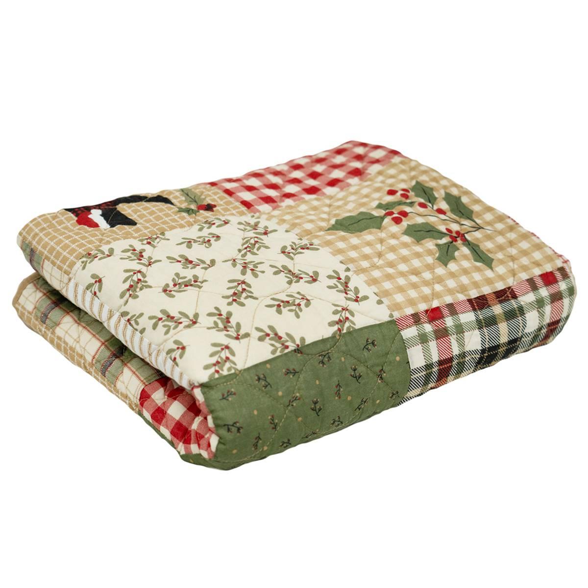 Click here for Your Lifestyle Holly Forest Reversible Quilt Throw prices