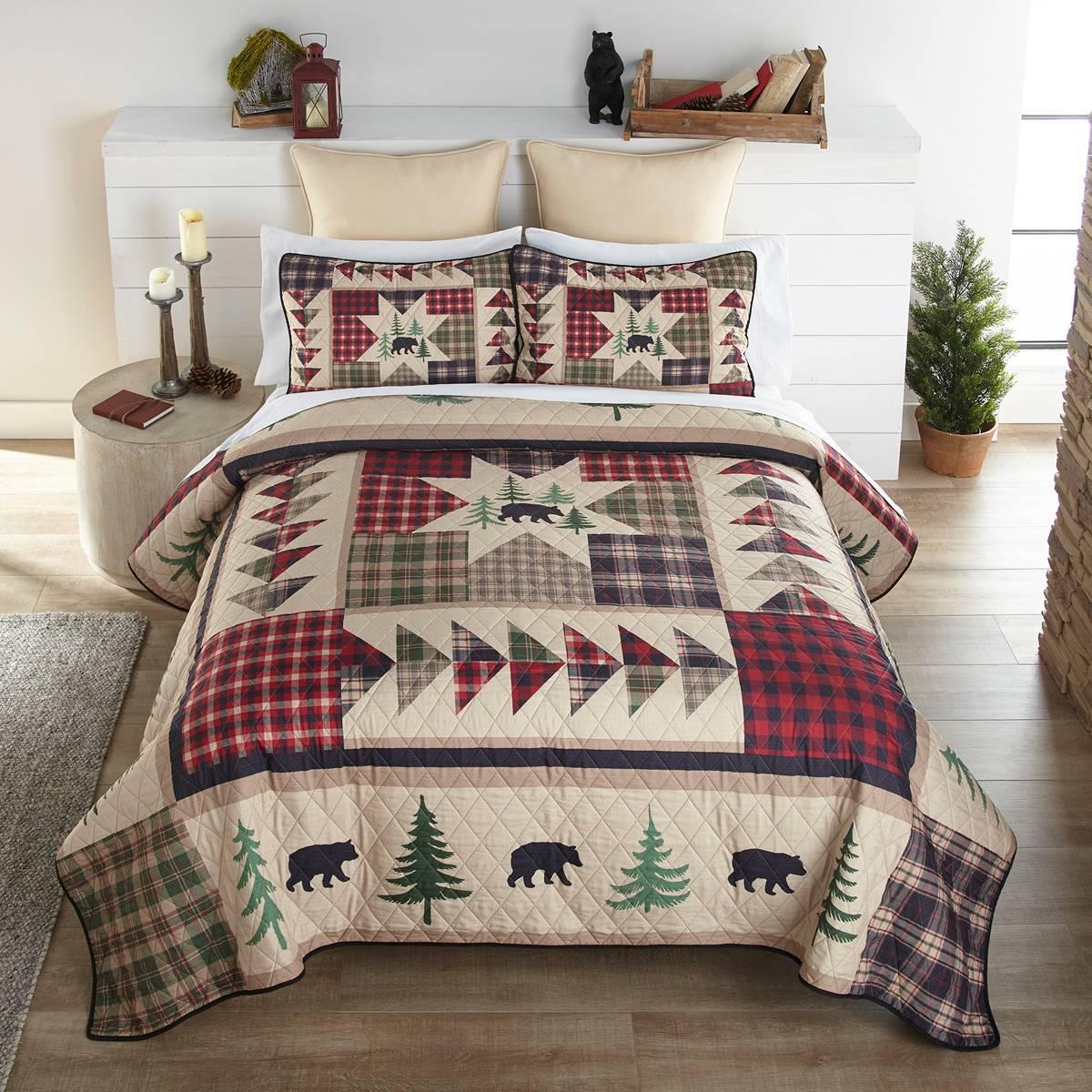 Click here for Donna Sharp Your Lifestyle Forest Point 3pc. Quilt... prices