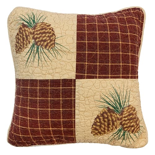 Click here for Donna Sharp Pine Lodge Square Decorative Pillow -... prices