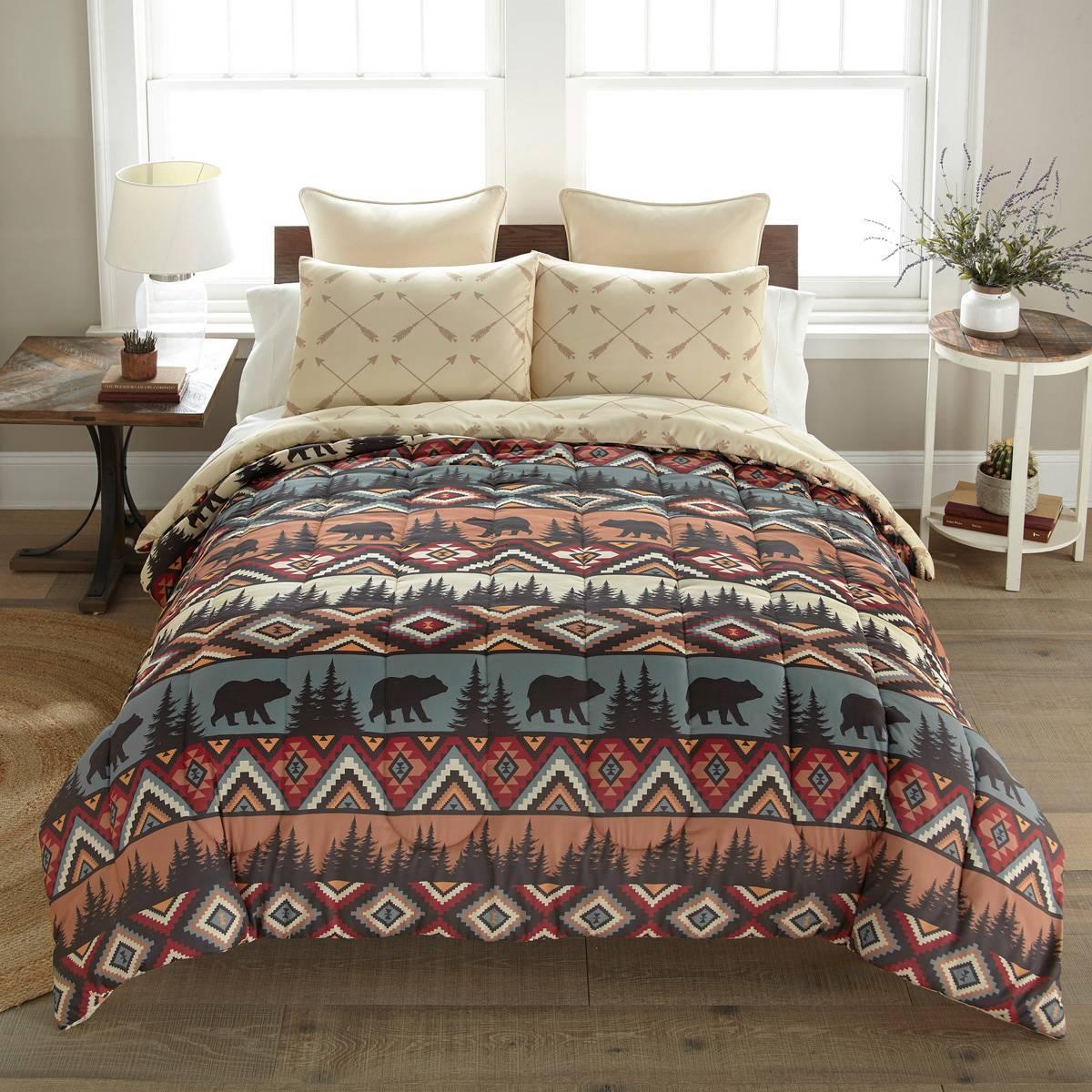Click here for Donna Sharp Your Lifestyle Bear Totem 3pc. Quilt S... prices