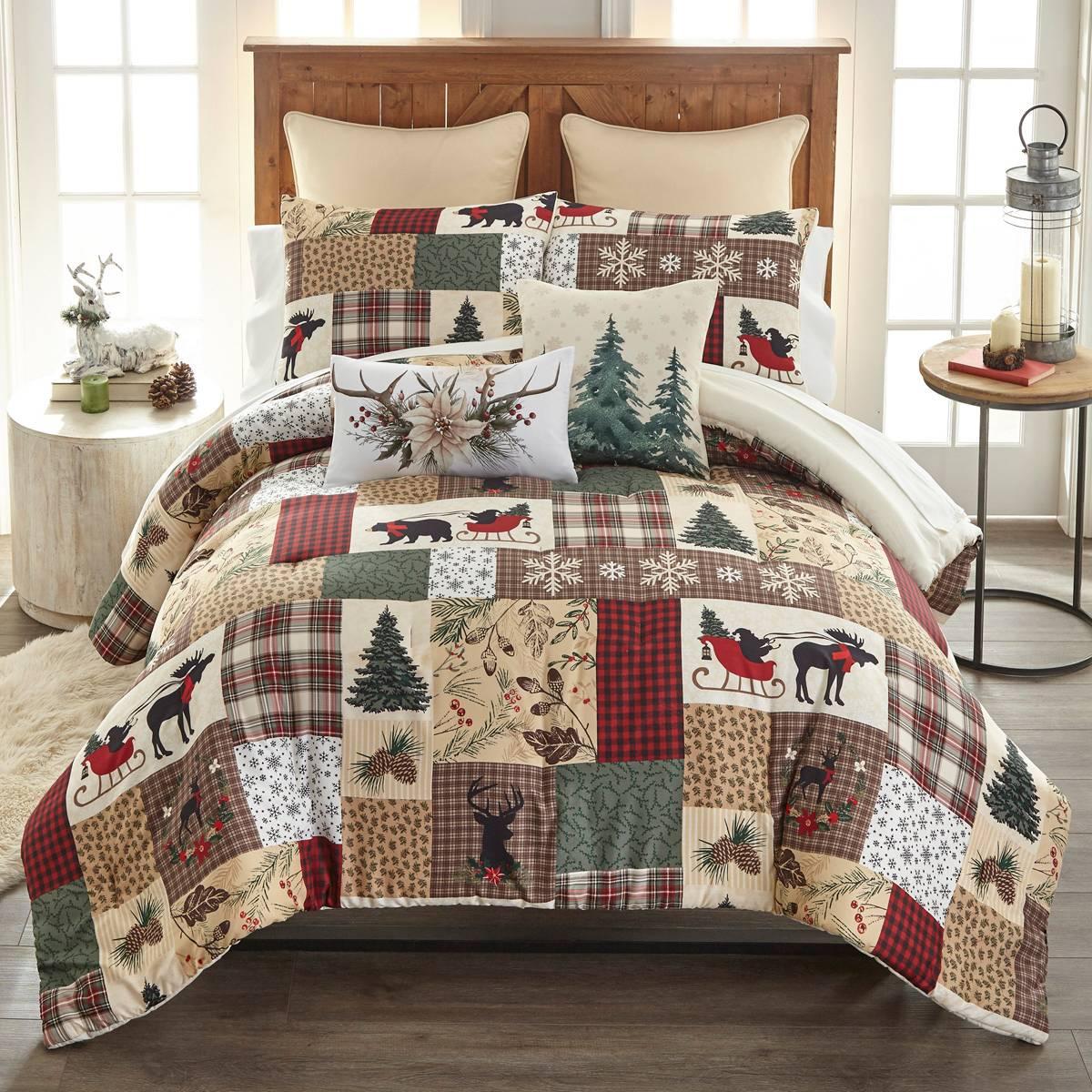 Your Lifestyle Dashing Patchwork 3-Pc. Comforter Set  Queen - Multi