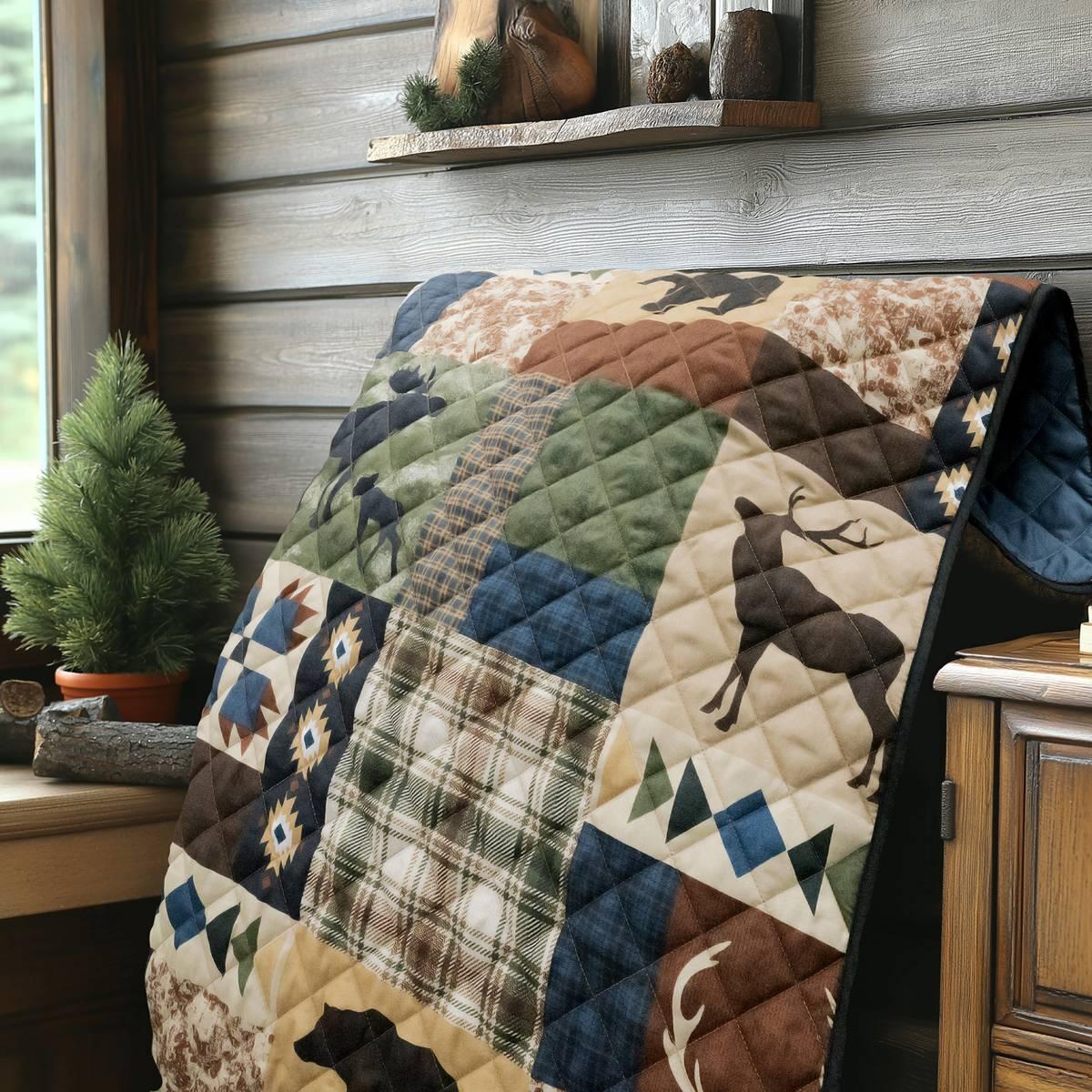 Click here for Donna Sharp Your Lifestyle Rustica Quilted Throw prices