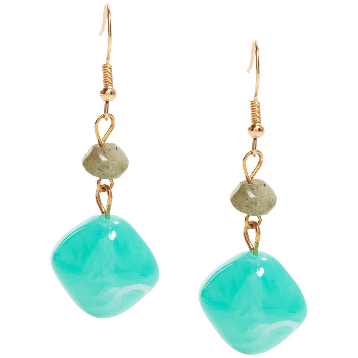 Click here for Ashley Cooper(tm) Gold-Tone Turquoise Beaded Earri... prices