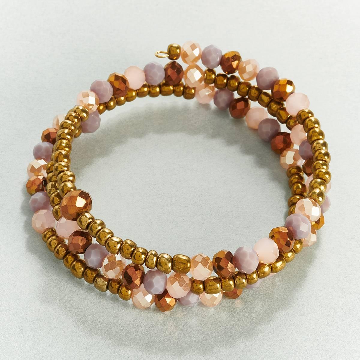 Click here for Ashley Cooper(tm) Multi-Color Glass Beaded Coil Br... prices