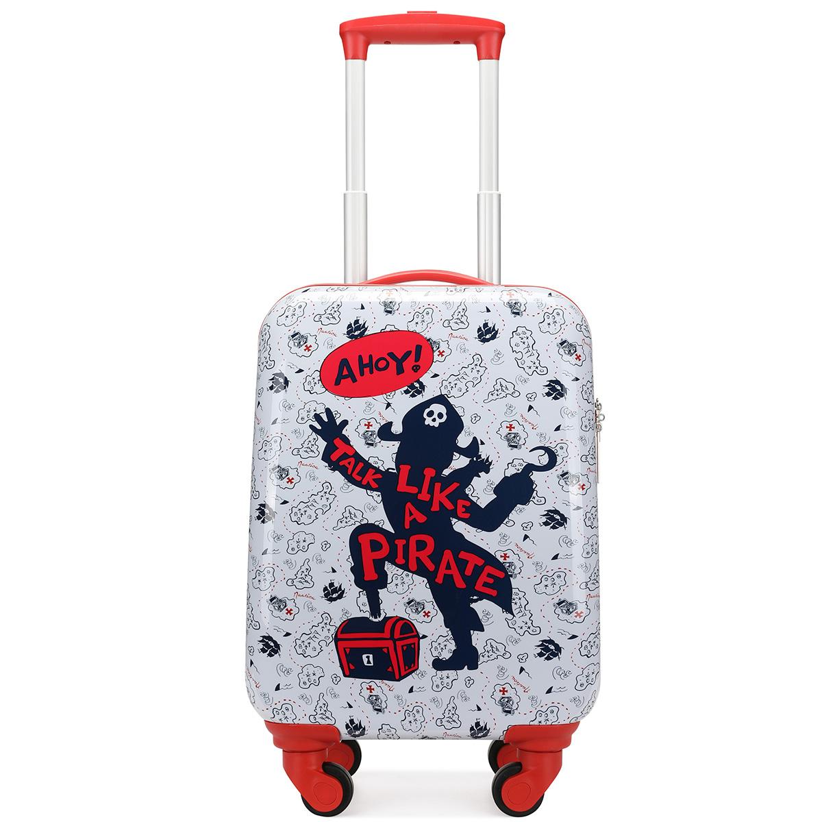 Nautica Kids 18 Airline Approved Carry-on Suitcase - Pirate Ahoy