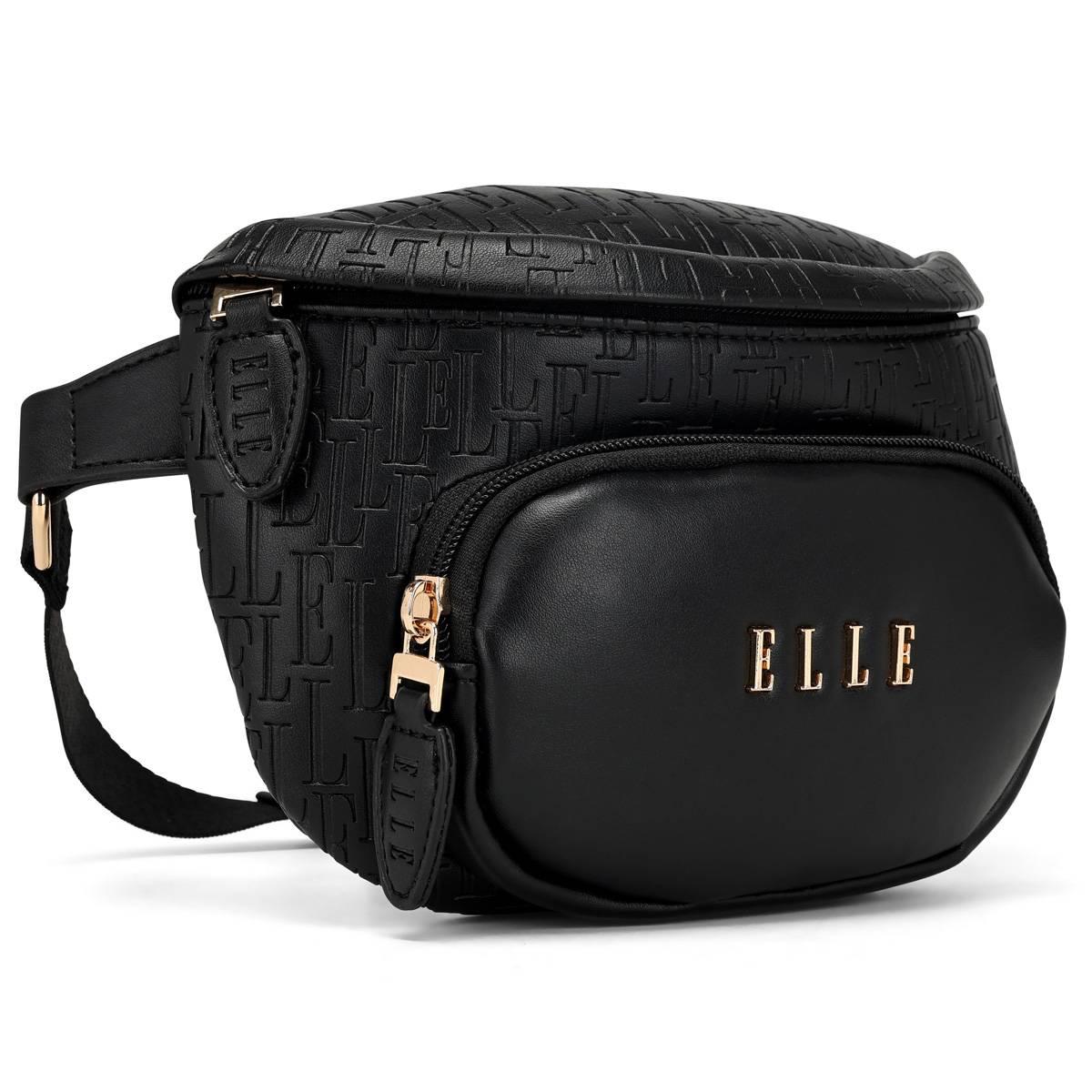 Click here for ELLE Wayfarer Vegan Leather Monogram Sling Bag prices