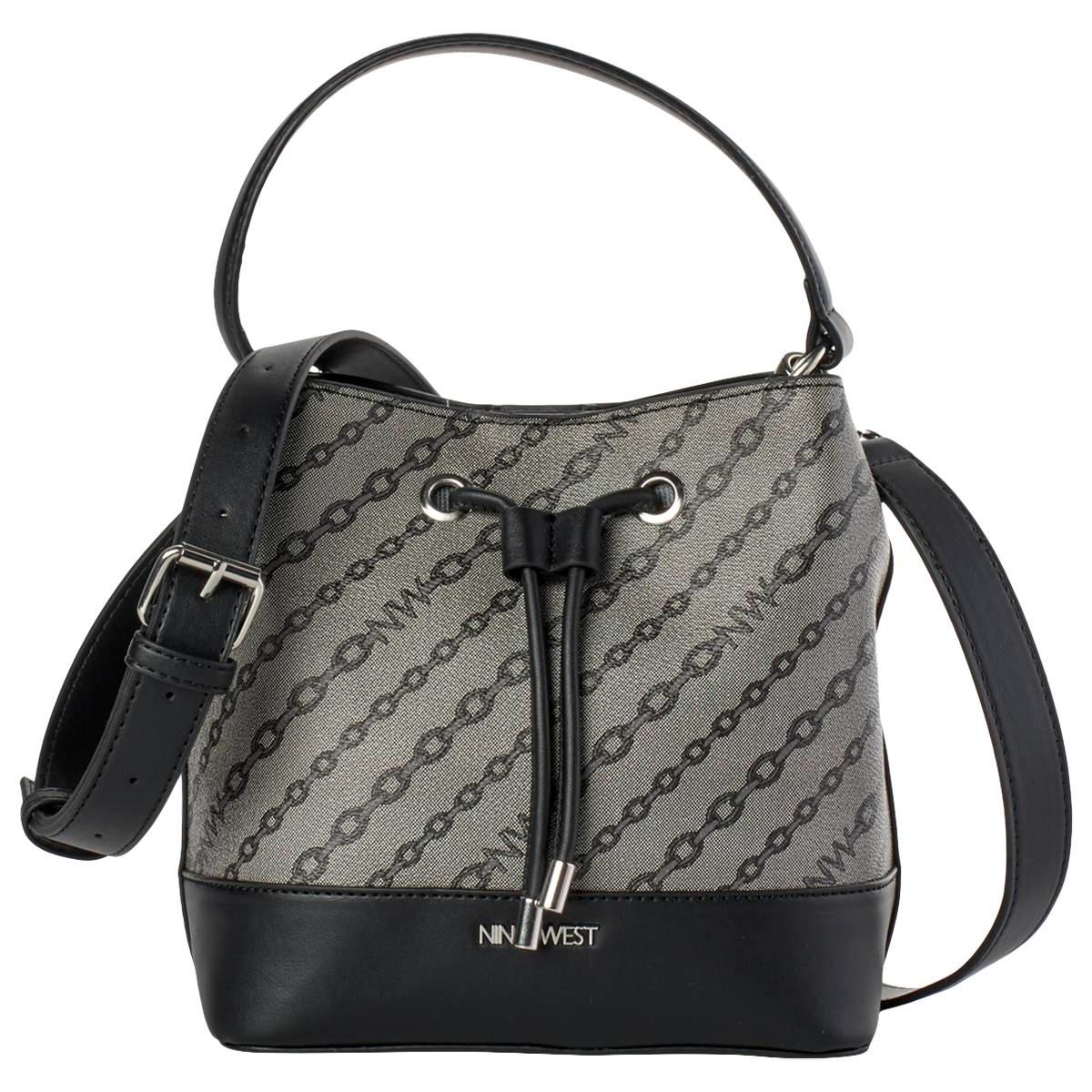 Click here for Nine West Immy Shoulder Logo Bucket Bag prices