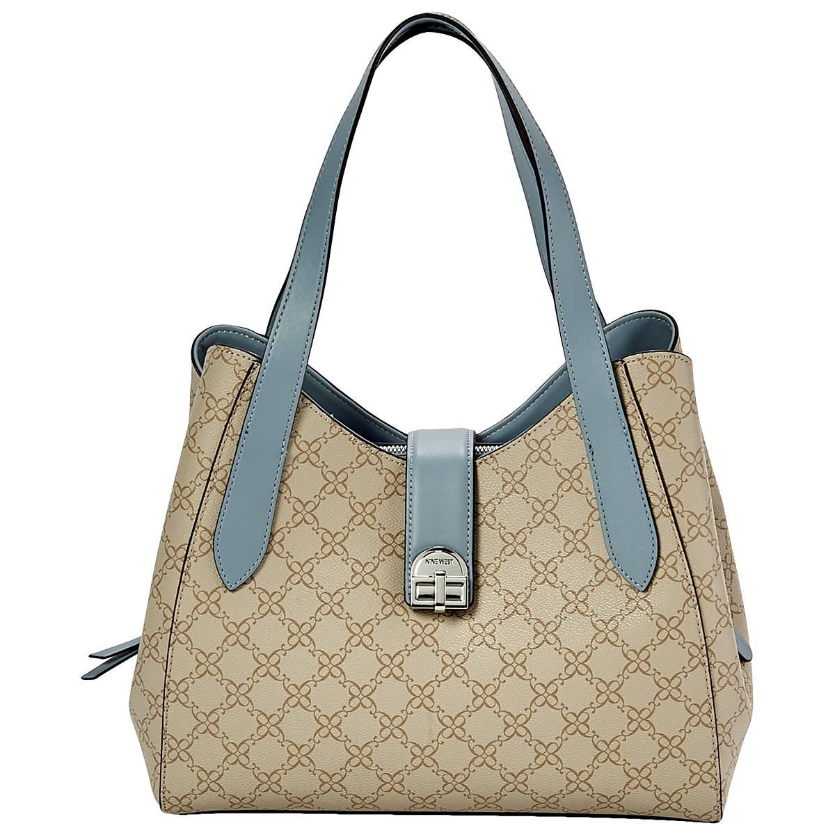 Click here for Nine West Gelina 3 Compartment Logo Shoulder Bag prices