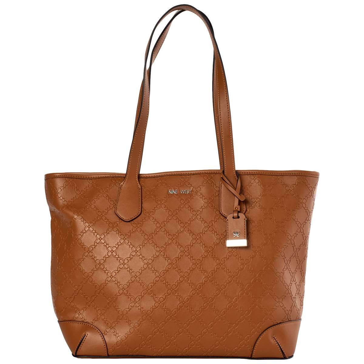 Click here for Nine West Kylene Double Handle Textured Tote prices