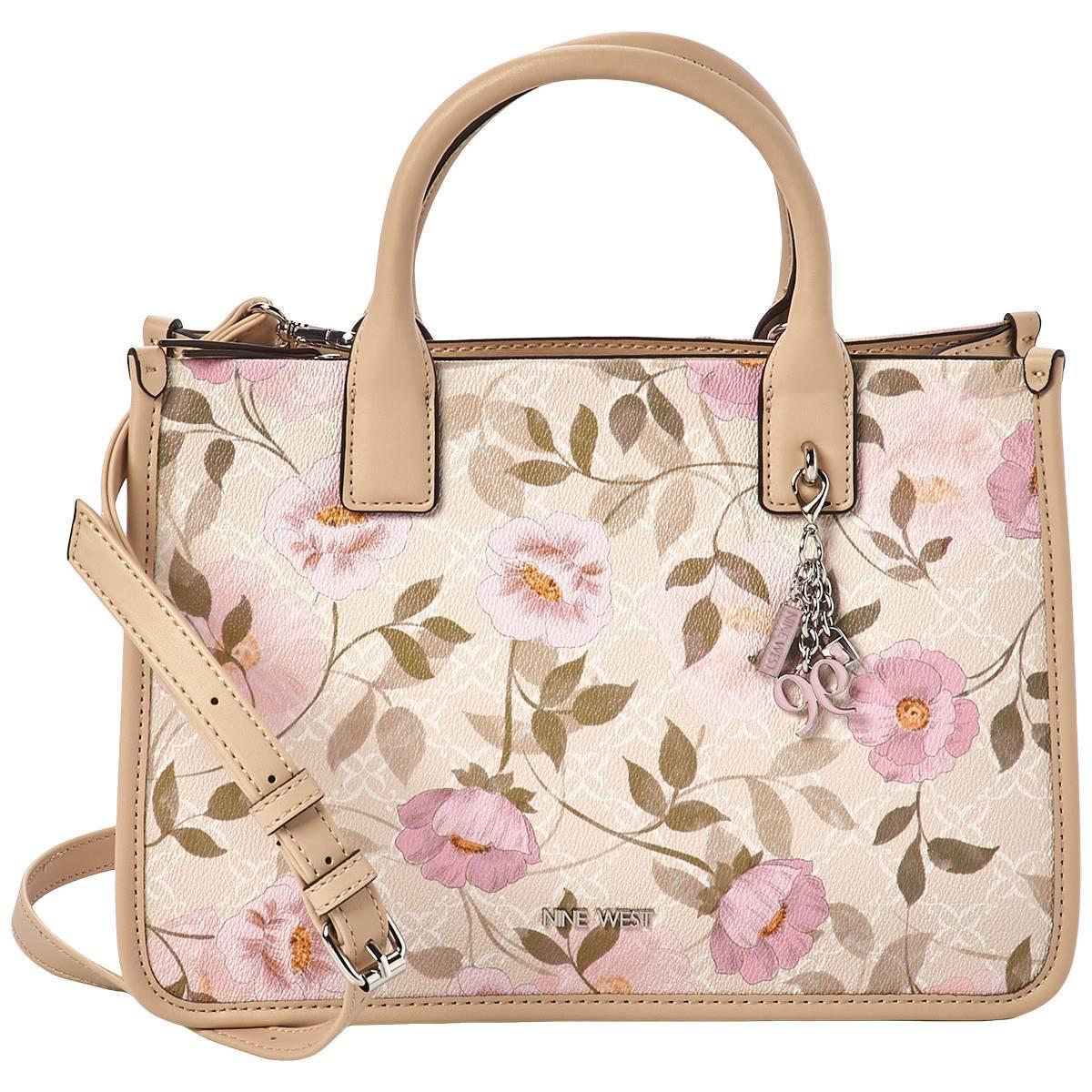 Click here for Nine West Emberly Floral Satchel prices
