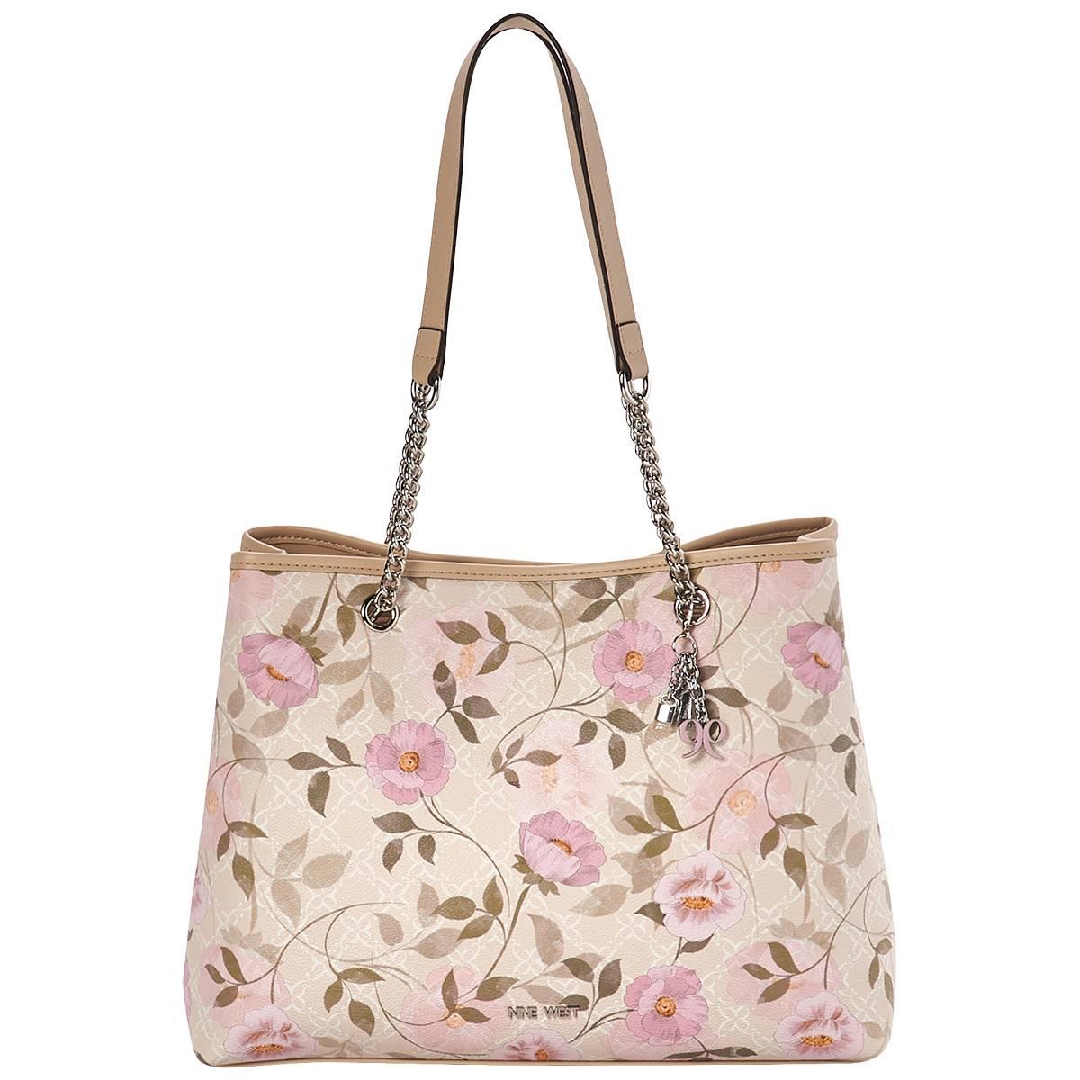 Click here for Nine West Emberly Floral Shopper prices